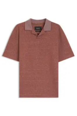 BOSS Johnny-collar Polo Shirt In Cotton