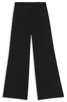 Hugo Regular-fit Stretch Seersucker Trousers