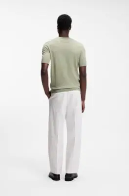 Hugo Knit Regular Fit Sweater - Light Green