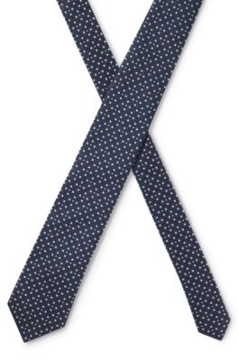 BOSS Jacquard Tie - Dark Blue