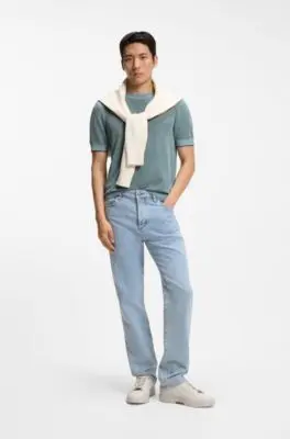 BOSS Silk-cotton Structured Knit Sweater