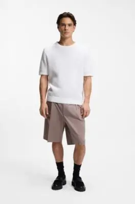 Hugo Waffle-knit Cotton Sweater