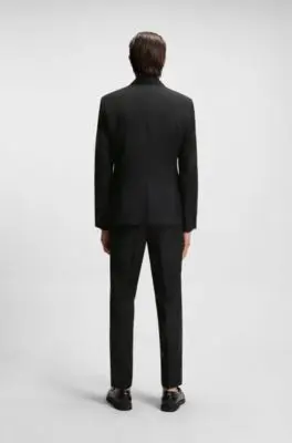 BOSS One Slim-fit Suit Jacket In Virgin Wool Serge