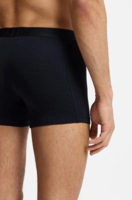 BOSS One Three-pack Stretch-cotton Boxer Briefs - Patterned