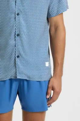 BOSS Regular-fit Shirt With All-over Print