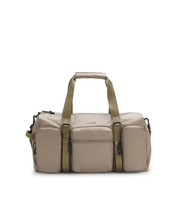 Hugo Holdall With Silicone Logo - Light Brown