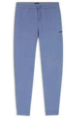 BOSS Waffle-knit Pajama Bottoms - Light Blue