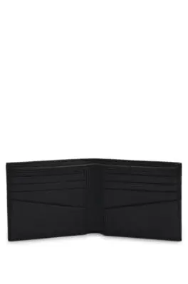 BOSS Billfold Wallet With Perforated Monogram Motif