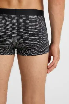 BOSS One Three-pack Of Trunks In Stretch Cotton - Light Beige