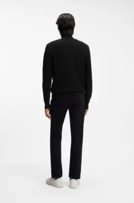 BOSS Quarter-zip Sweater - Black