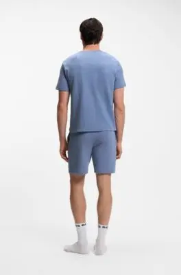 BOSS Waffle-knit Pajama Top