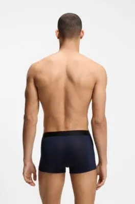 BOSS Three-pack Of Stretch-microfibre Trunks - Patterned