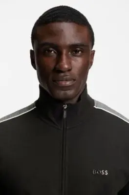 BOSS Cotton-blend Zip-up Jacket