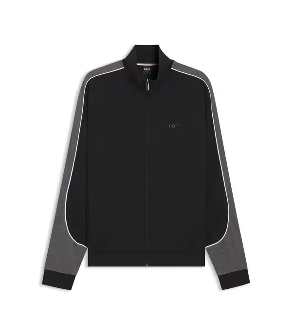 BOSS Cotton-blend Zip-up Jacket