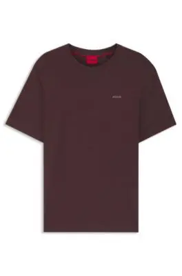 Hugo Logo-print T-shirt In Cotton Jersey