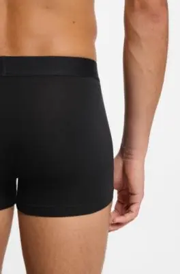 Hugo Three-pack Of Stretch-cotton Trunks