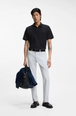 BOSS Cotton-piqué Polo Shirt With Double B Monogram