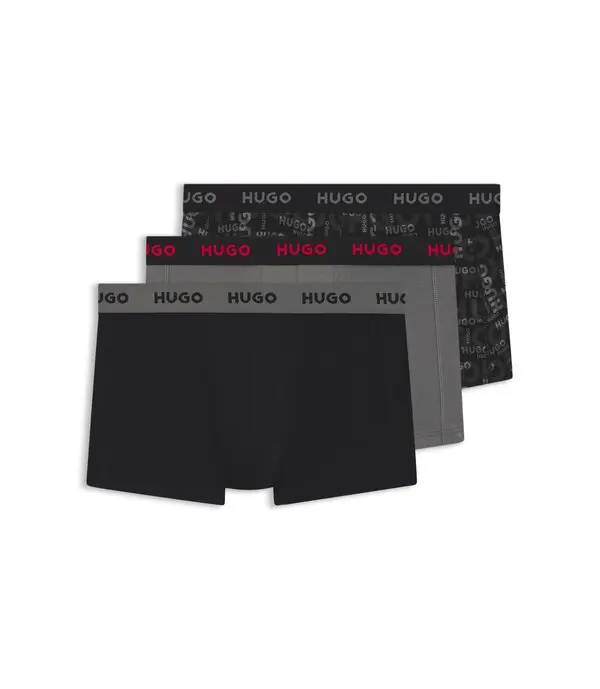 Hugo 3-pack Trunks - Patterned