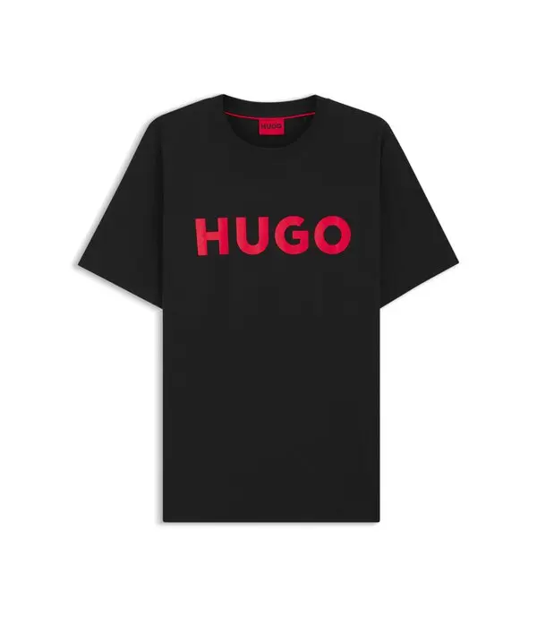 Hugo Logo-print T-shirt In Cotton Jersey
