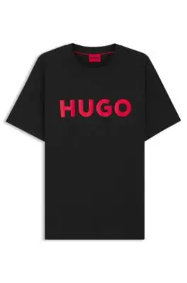 Hugo Logo-print T-shirt In Cotton Jersey