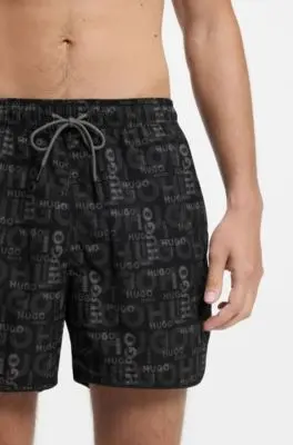 Hugo Swim Shorts With Print