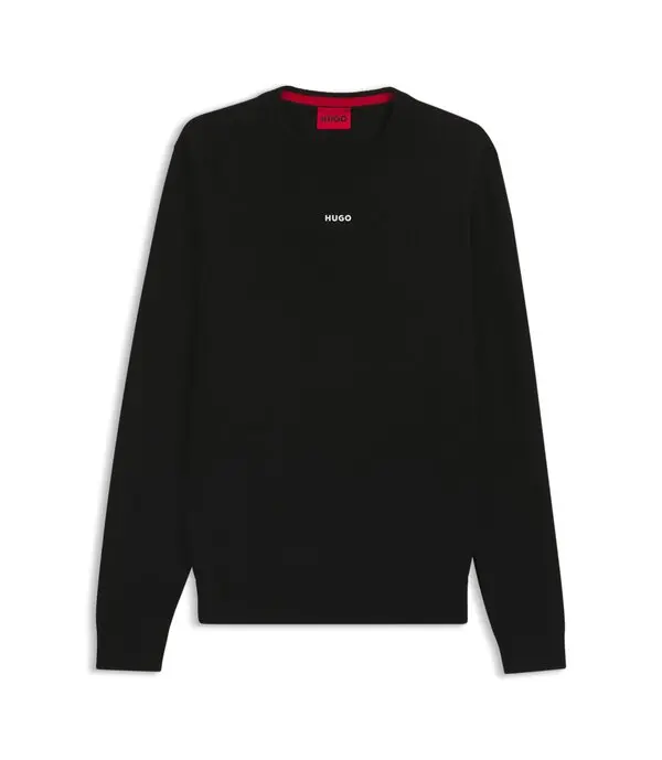 Hugo Cotton Sweater - Black