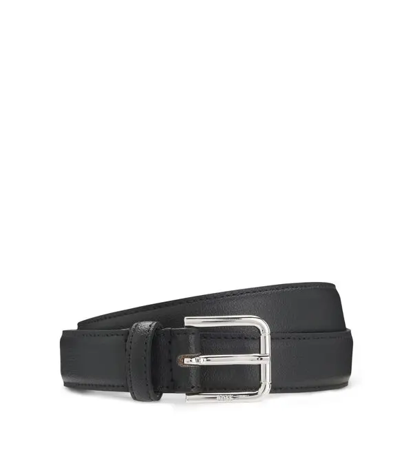 BOSS Pin-buckle Italian Leather Belt - Black