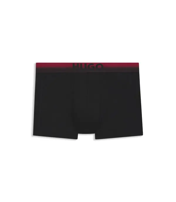 Hugo Three-pack Of Degradé-waistband Trunks