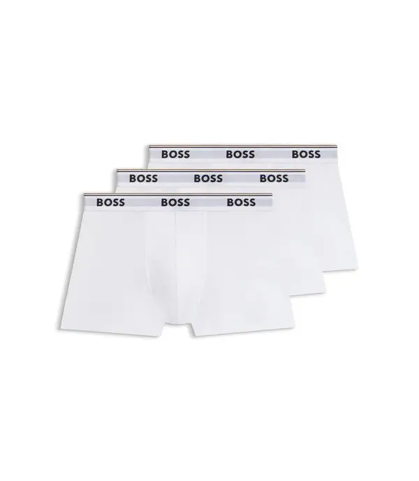 BOSS 3-pack Trunks - White