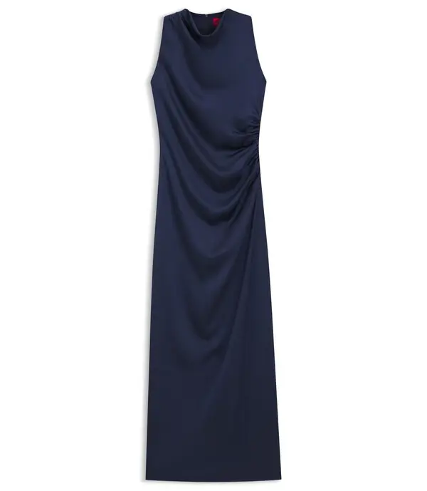 Hugo Gathered-detail Maxi Dress