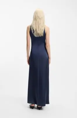 Hugo Gathered-detail Maxi Dress