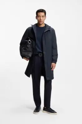 BOSS Padded Coat With Hood