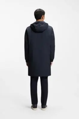 BOSS Padded Coat With Hood