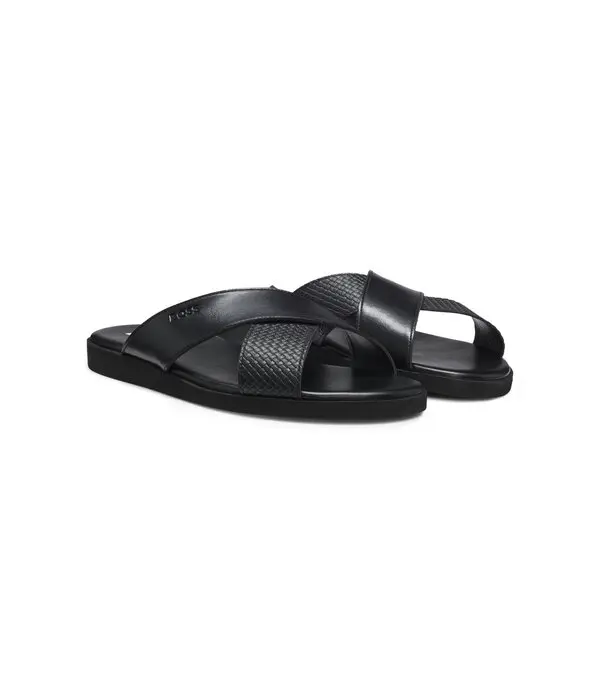 BOSS Slides With Patterned Straps