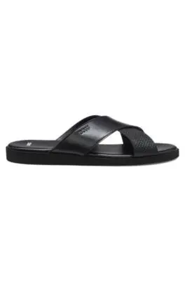 BOSS Slides With Patterned Straps