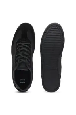 BOSS Mesh Detail Trainers - Black