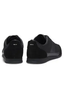 BOSS Mesh Detail Trainers - Black