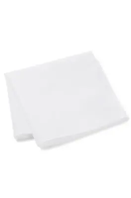 BOSS Italian-made Pocket Square In Easy-iron Cotton