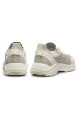 Hugo Knitted Upper Trainers With Embossed Logo