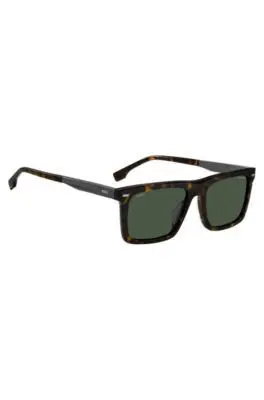 BOSS Acetate Sunglasses With Carbon-fiber Temples