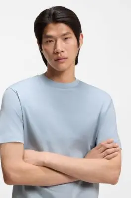 BOSS Crewneck T-shirt In Mercerized Supima Cotton