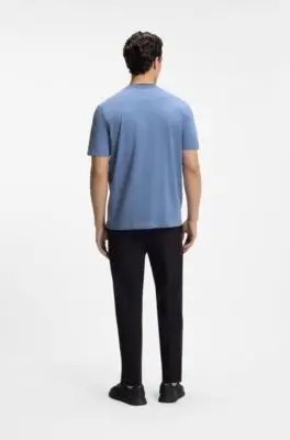 BOSS Cotton T-shirt With Logo Crew Neck