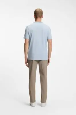 BOSS Cotton T-shirt With Logo Crew Neck