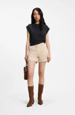BOSS Jersey T-shirt With Twist Detail