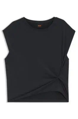 BOSS Jersey T-shirt With Twist Detail