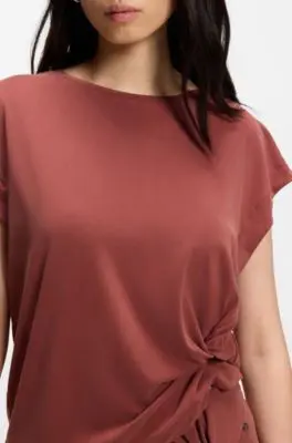 BOSS T-shirt With Twist Detail