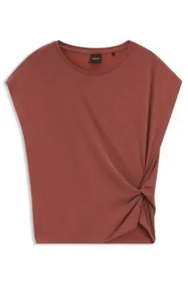 BOSS T-shirt With Twist Detail