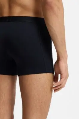 BOSS One Three-pack Of Logo-waistband Boxer Briefs - Patterned