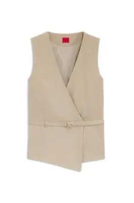 Hugo Regular-fit Vest With Belt