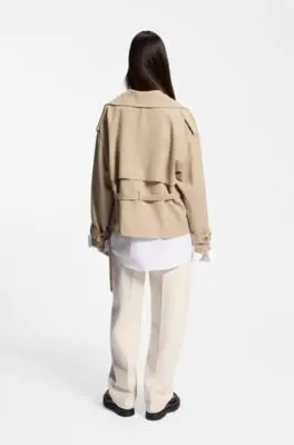 Hugo Short Trench Jacket